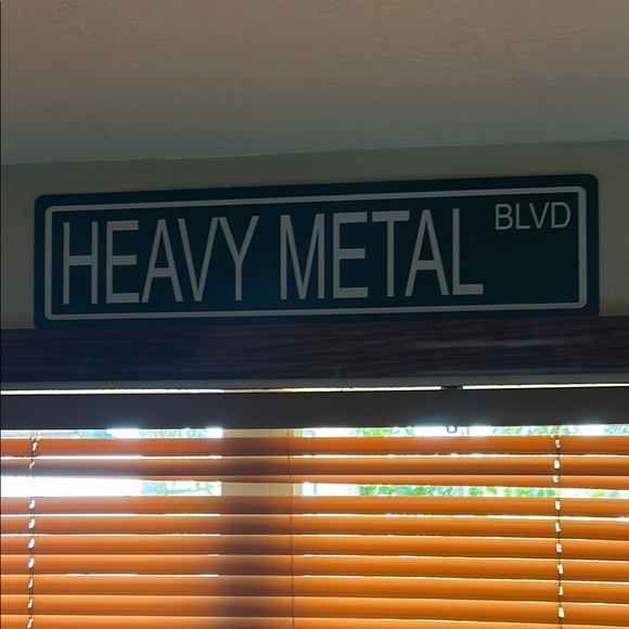 Art | Heavy Metal Blvd Sign | Poshmark